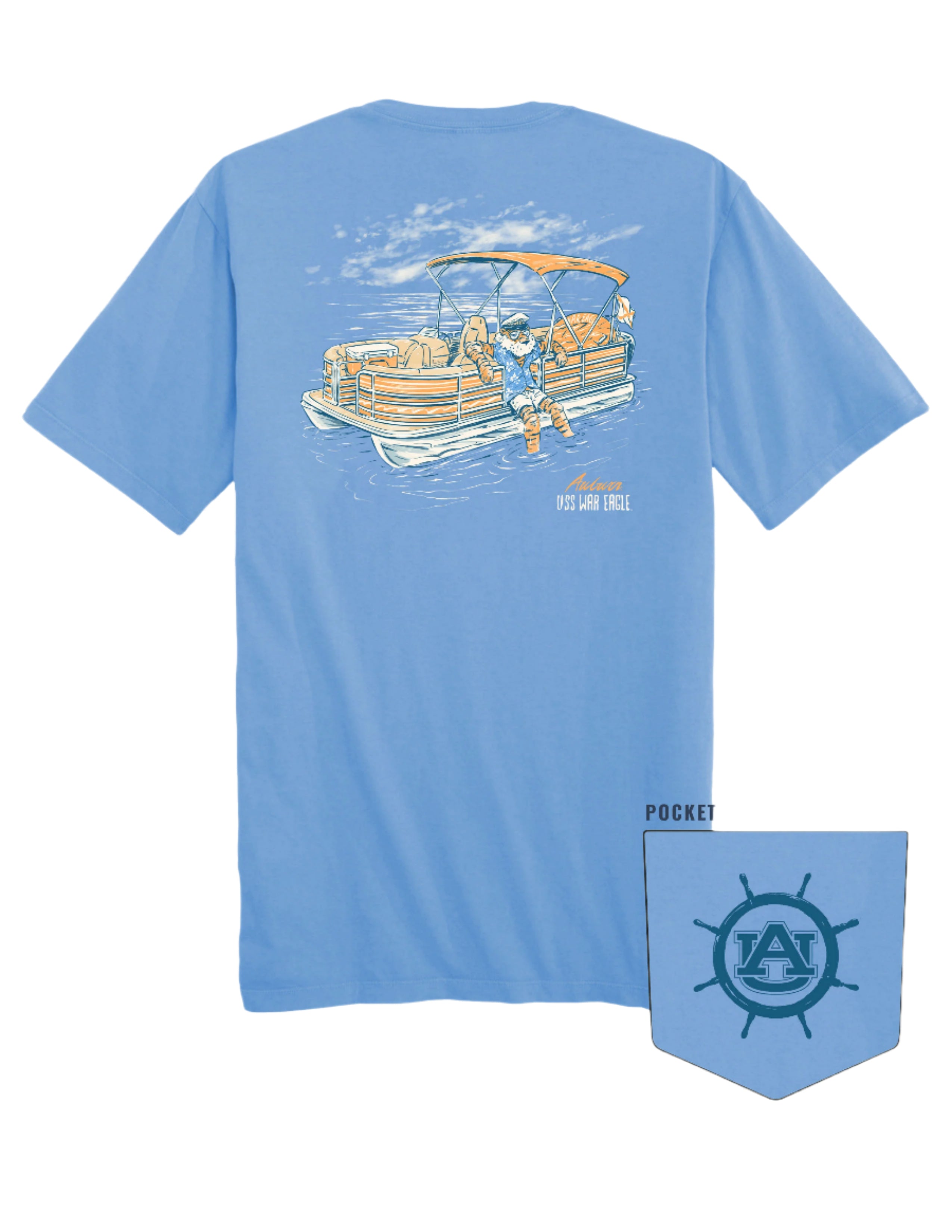 Aubie Pontoon T-Shirt | Auburn T-Shirts – JNJ Apparel Store