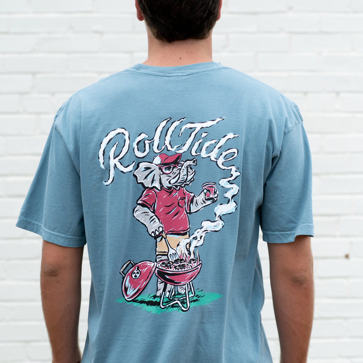 Big Al Grilling T-Shirt | University of Alabama Tailgate Tee | Crimson ...