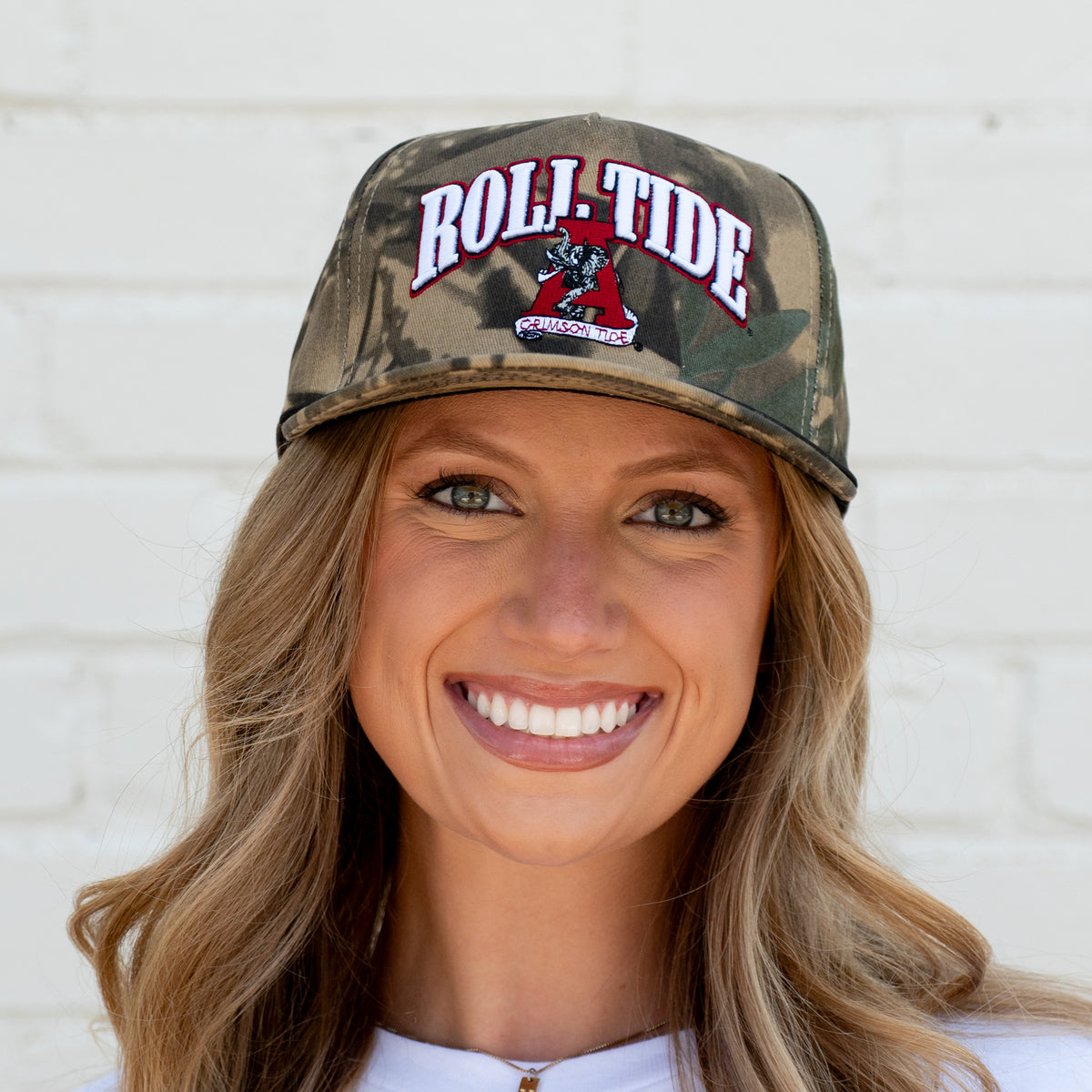 Roll Tide Retro Camo Hat | Alabama Football Hats – JNJ Apparel Store