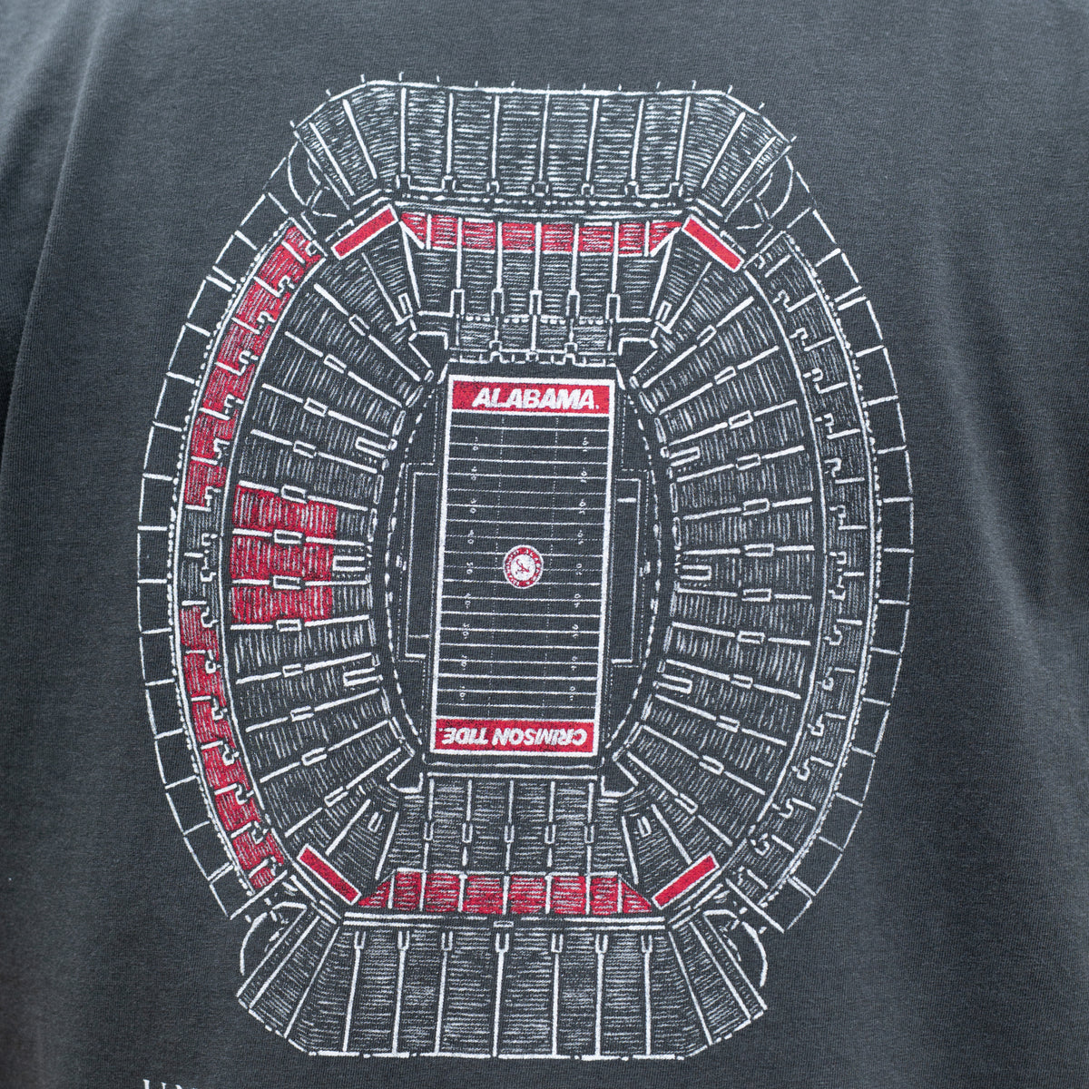 Saban Field at Bryant-Denny Stadium Blueprint T-Shirt – JNJ Apparel Store