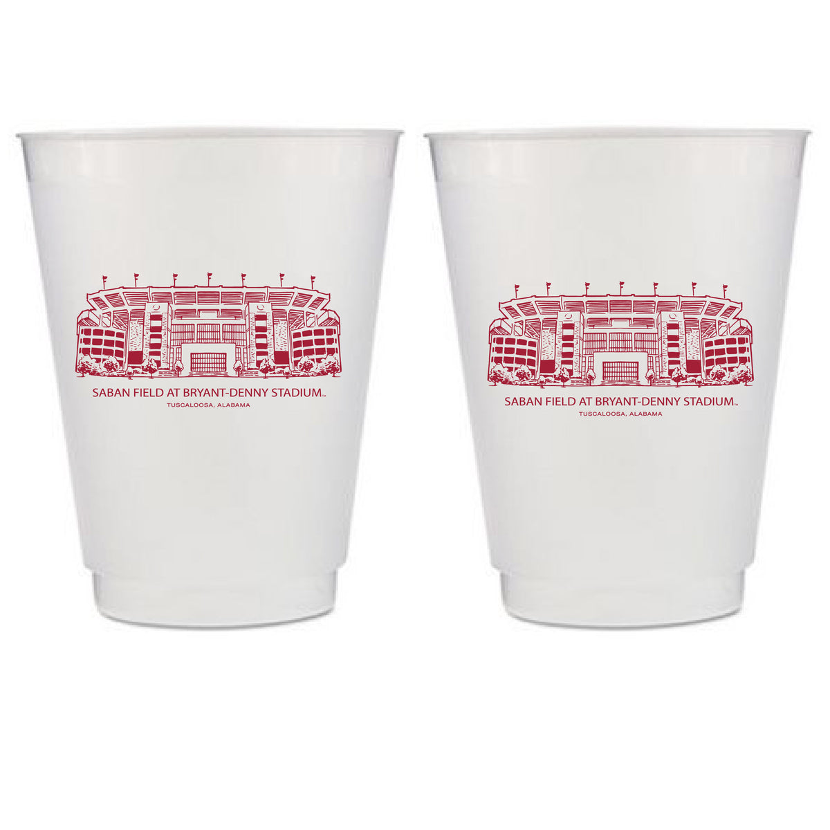 Saban Field at Bryant-Denny Stadium Frosted Cup – JNJ Apparel Store
