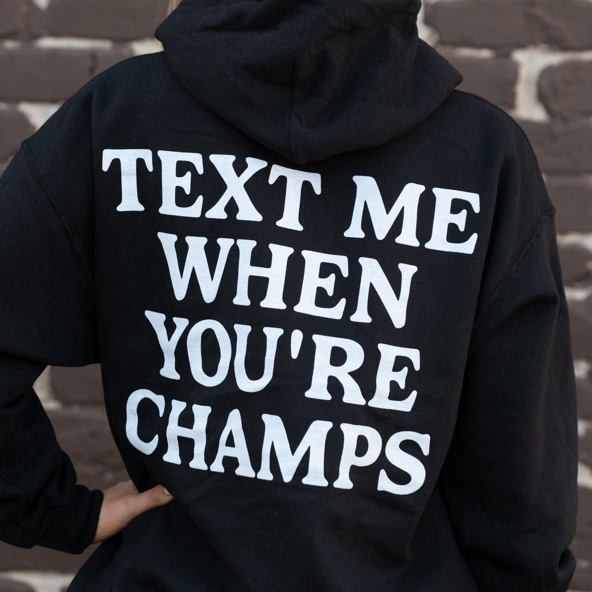Text Me When You're Champs | Alabama Crimson Tide Hoodie – JNJ Apparel ...